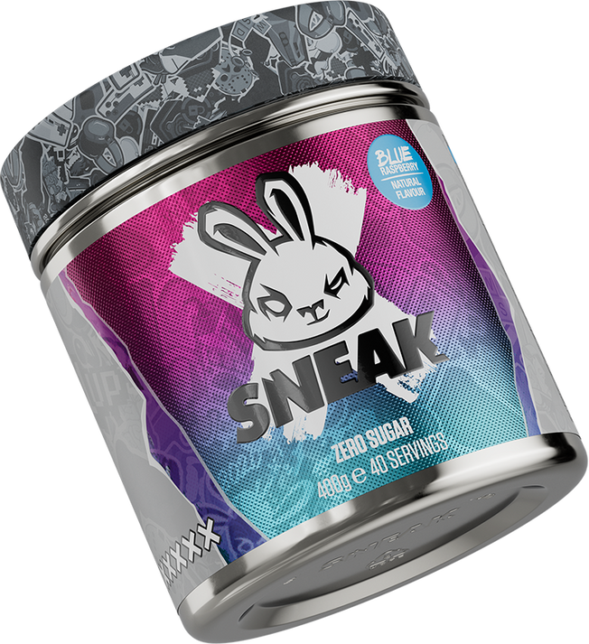 In-Game Energy Drinks - Blue Raspberry - Clean Gamer Fuel – Sneak